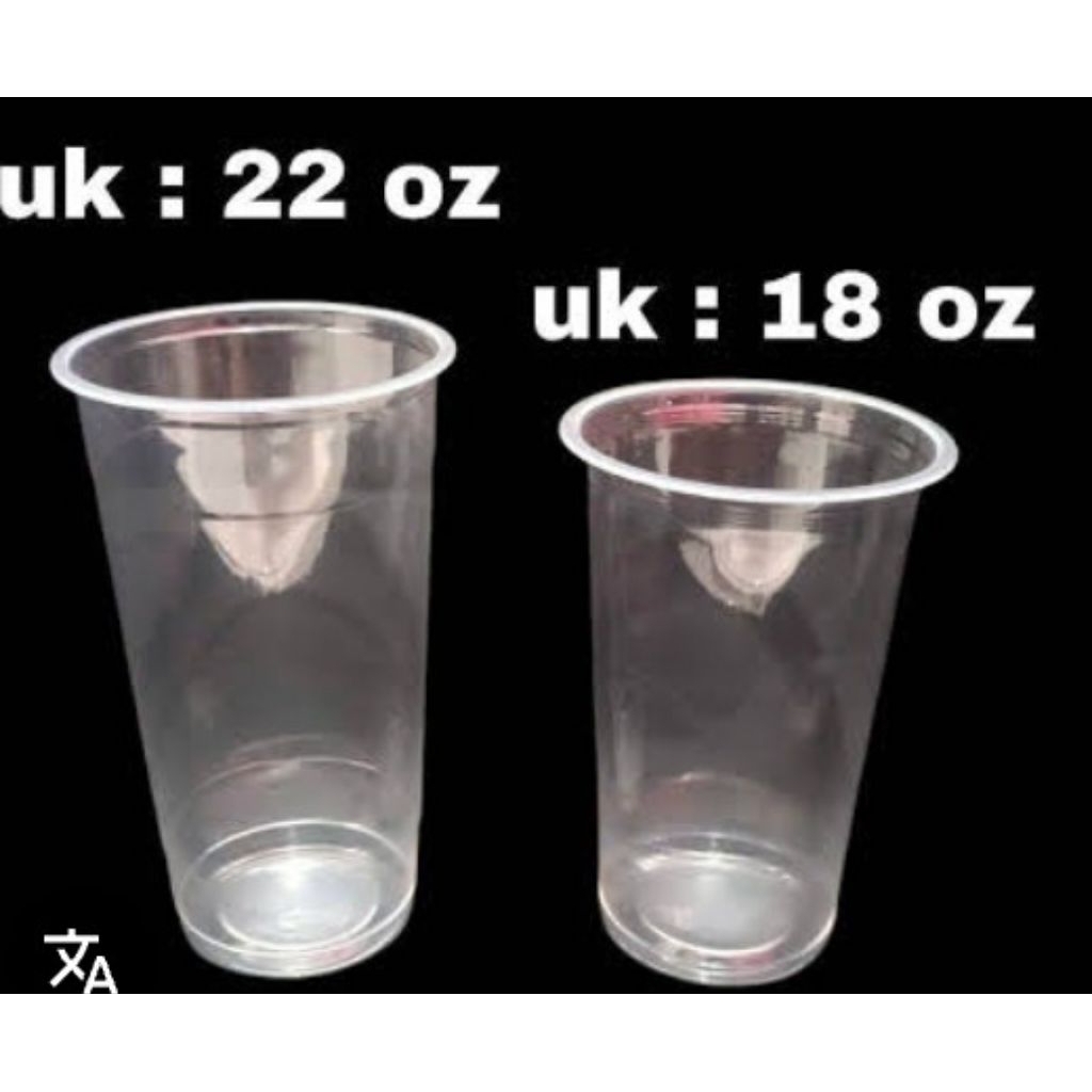 Jual CUP GELAS PLASTIK UKURAN 18/20 (1 SLOP) | Shopee Indonesia