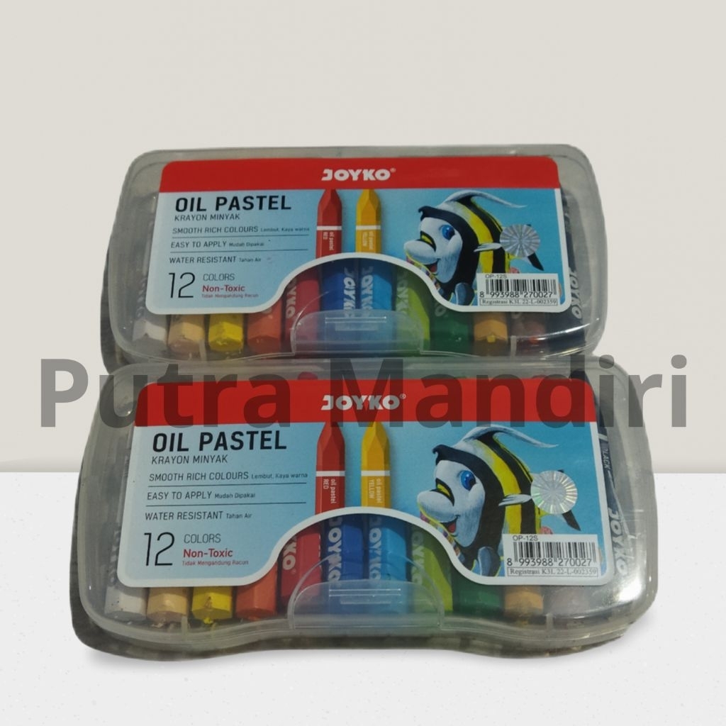 Jual Crayon / krayon joyko 12 warna / oil pastel 12 warna | Shopee ...