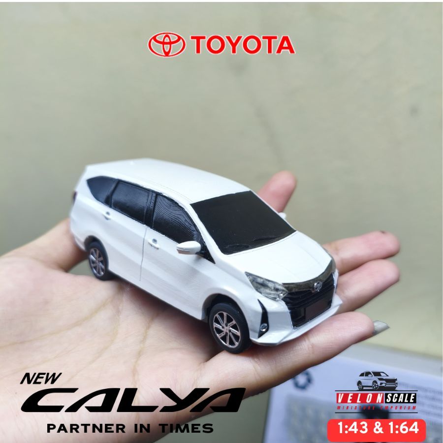 Jual Diecast Mobil LCGC Toyota Calya 2019 Skala 1:43 Miniatur Toyota ...