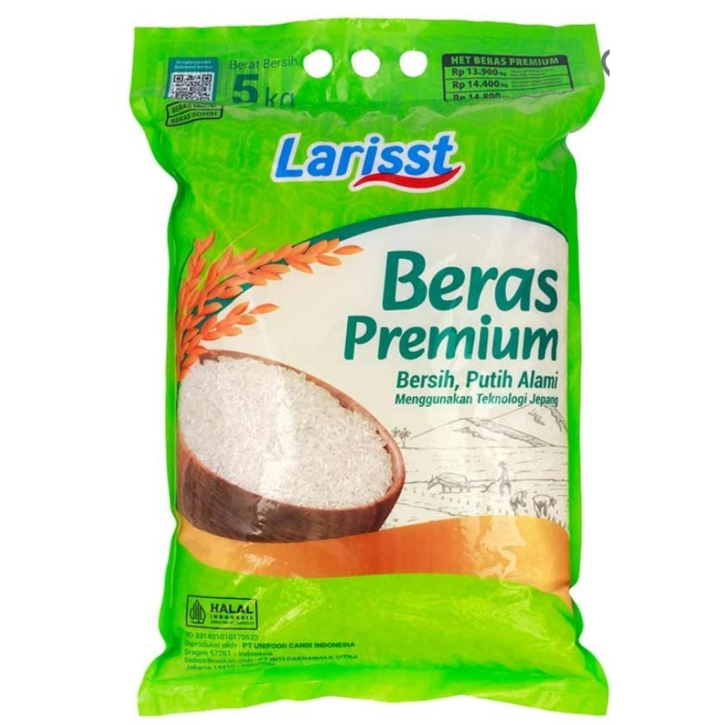 Jual BERAS LARRIST PREMIUM 5kg | Shopee Indonesia