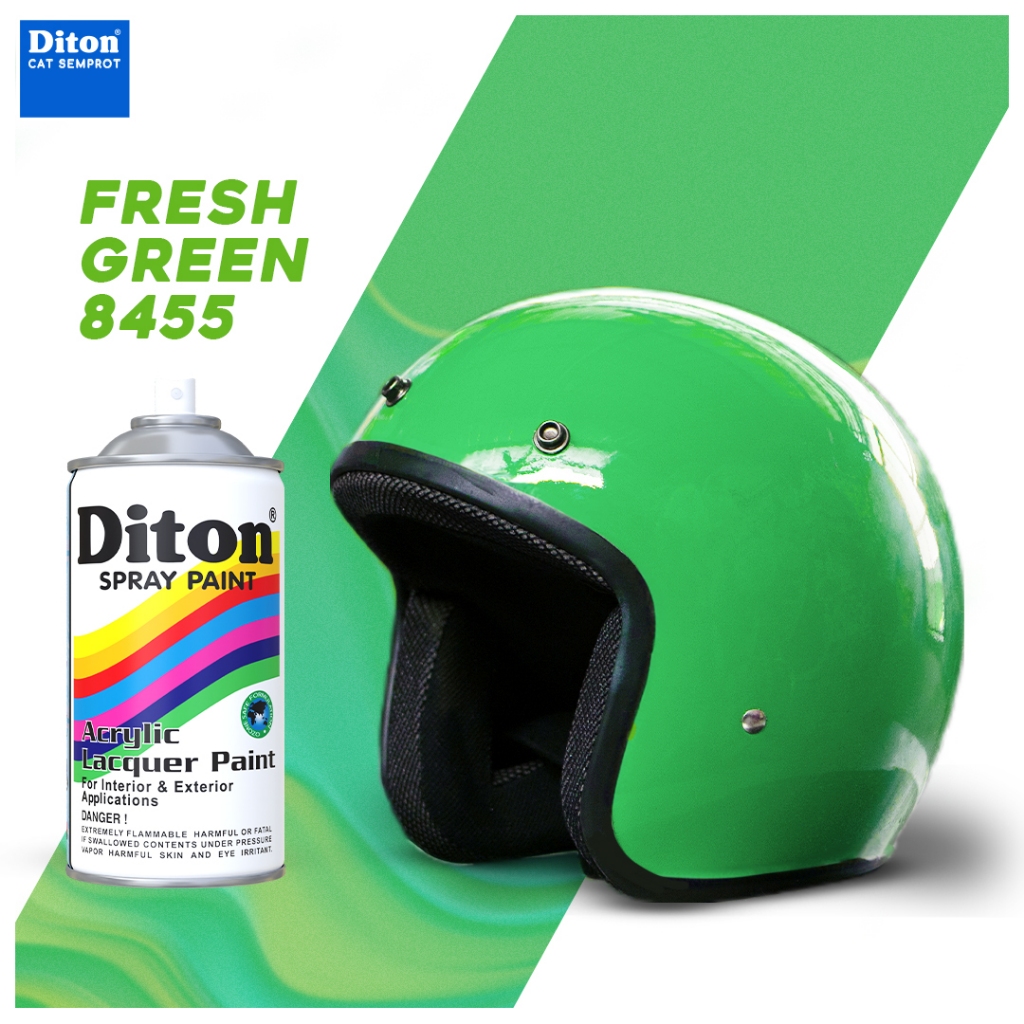 Jual Cat Semprot Diton - Fresh Green 8455 | Shopee Indonesia
