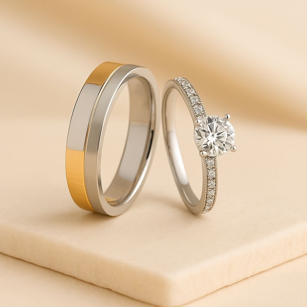 Jual [Ready stok] Cincin Kawin Couple Perak Sterling Silver 925 Nikah ...