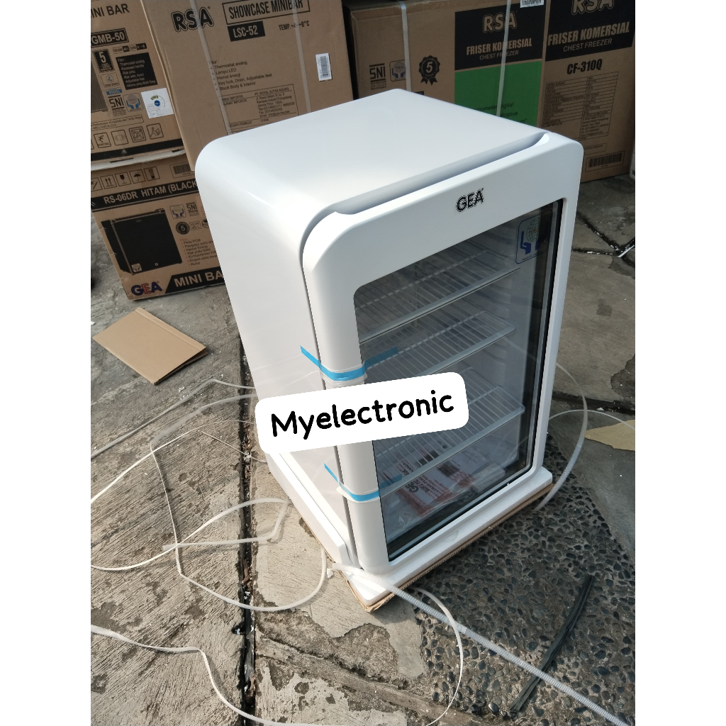 Jual Showcase Mini Gea EXPO-90CVD Display Cooler 95 Liter 110 Watt ...
