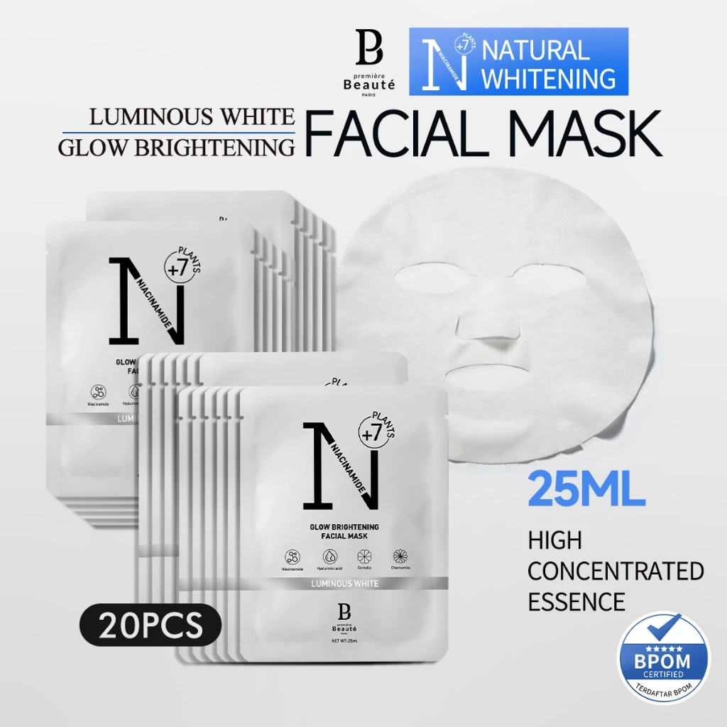 Jual PREMIERE BEAUTE Masker Wajah Whitening Essence Face Mask 25ml ...