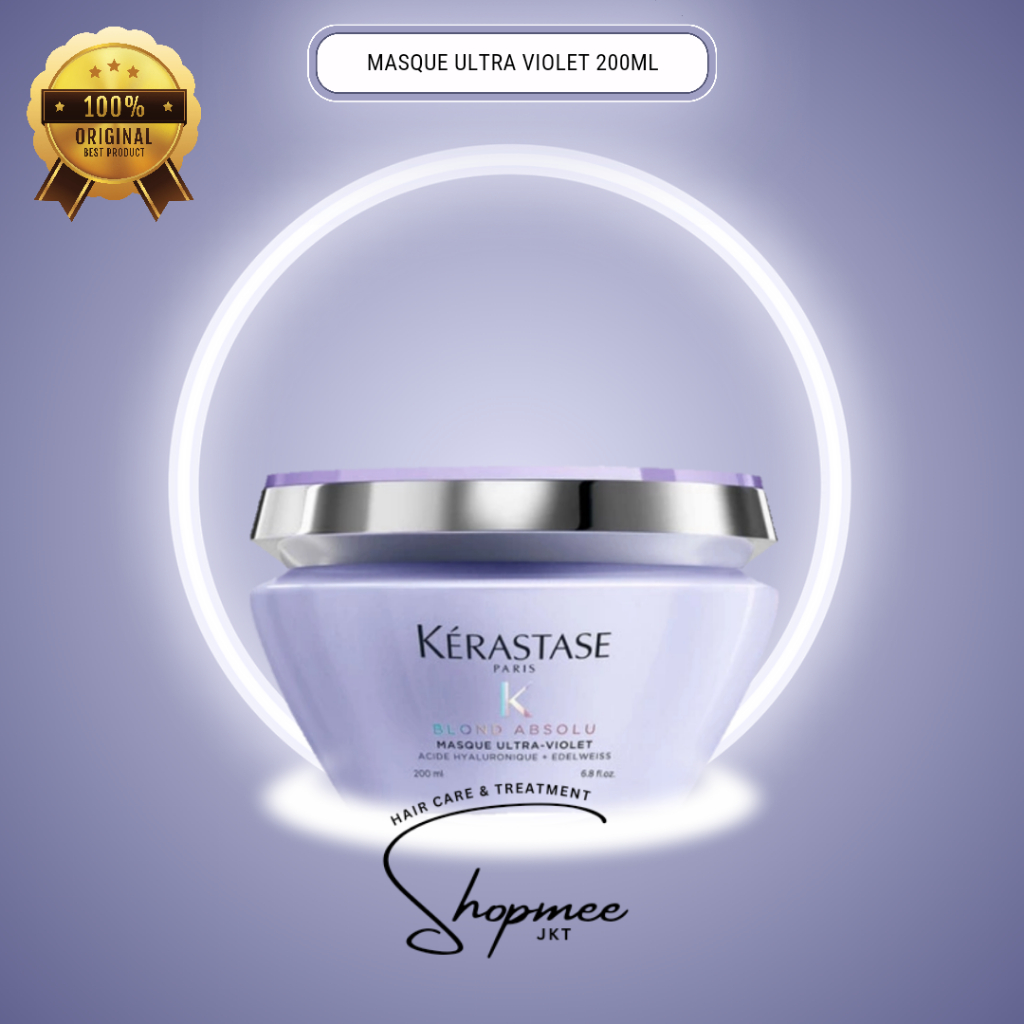 Jual Kerastase Blond Absolu Masque Ultra Violet 200ml – Masker ...