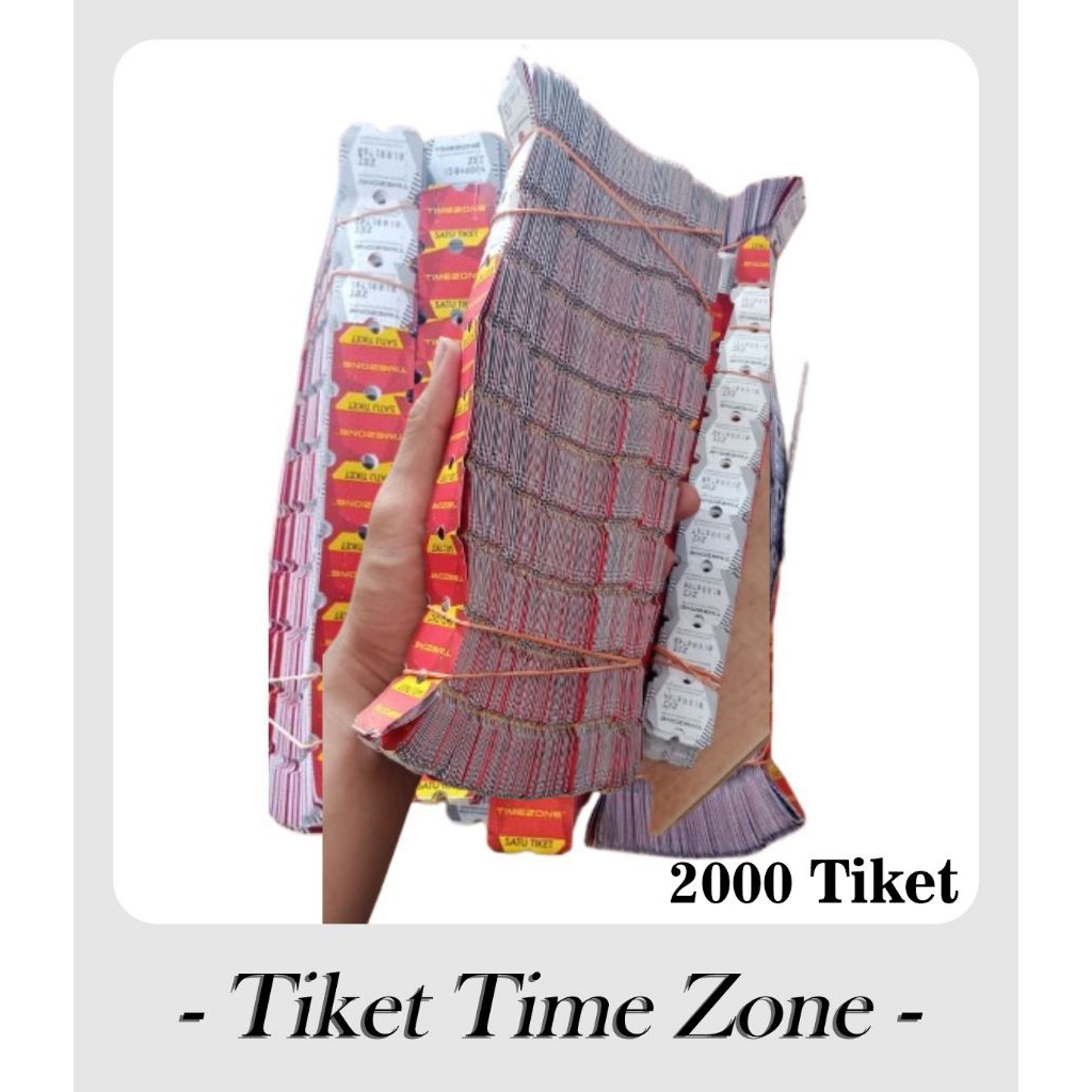 Jual Tiket Timezone 2000 pcs expired 2027 | Shopee Indonesia