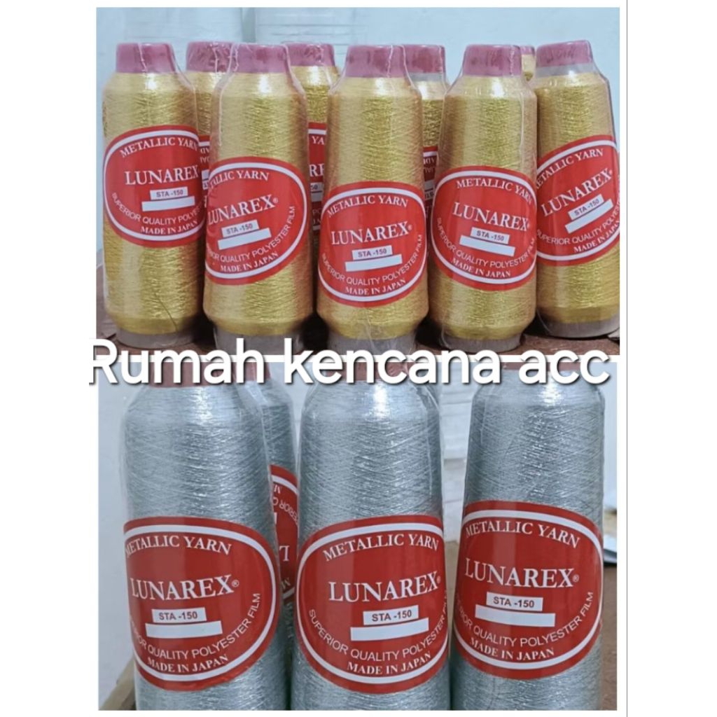 Jual BENANG BORDIR METALIC LUNAREX/ROLL | Shopee Indonesia