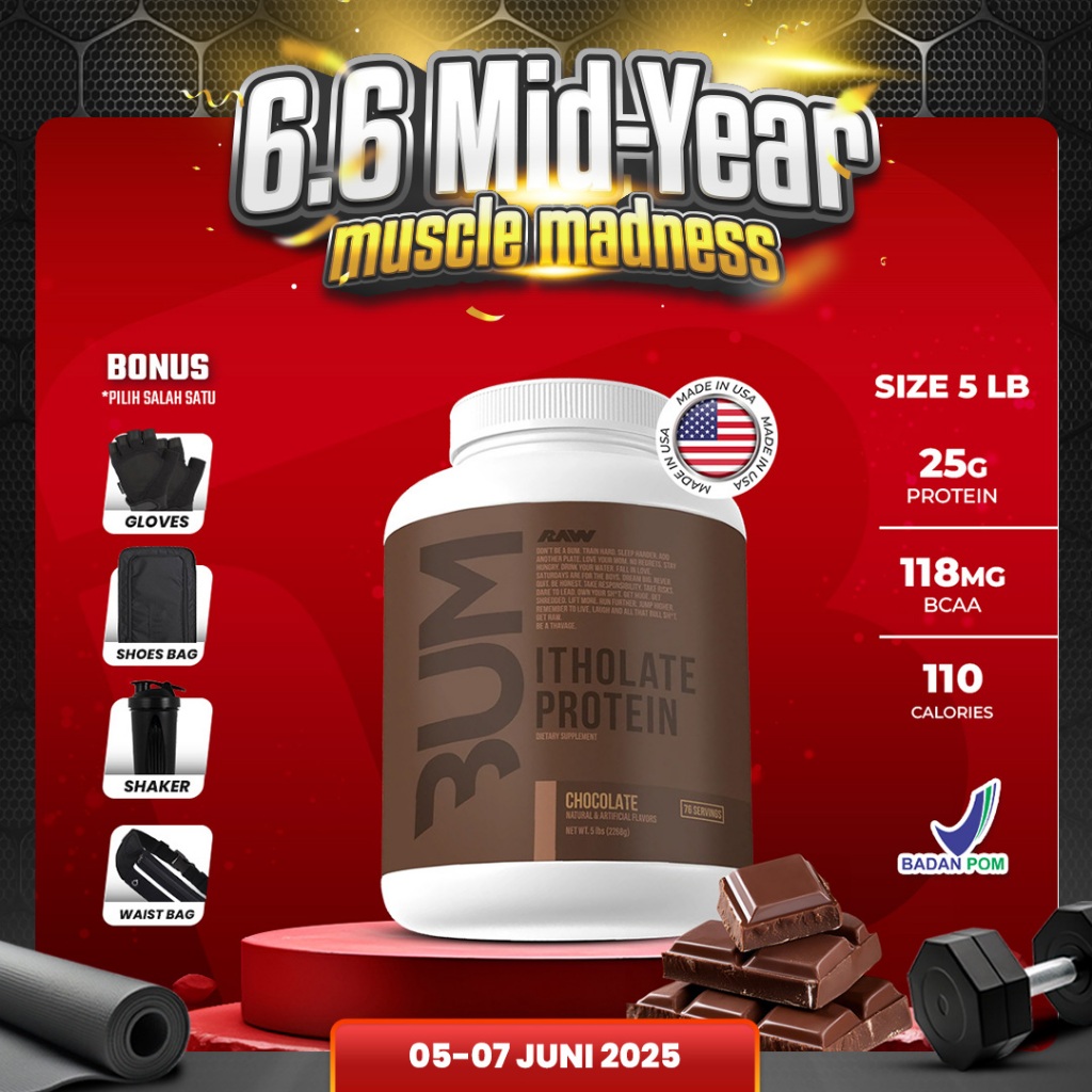 Jual Raw Cbum Bum Itholate Protein 5lbs Whey Protein Isolate Bstores | Shopee Indonesia
