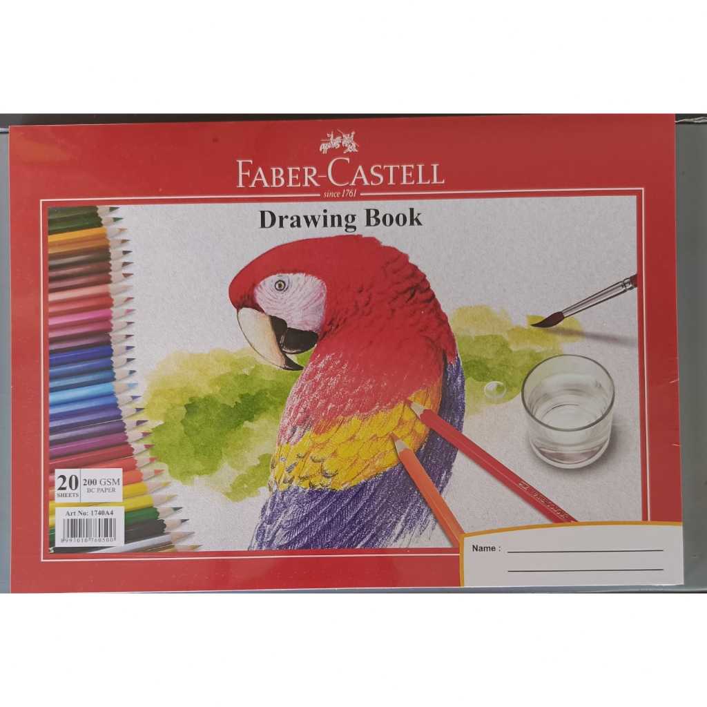 Jual BUKU GAMBAR A4 FABER CASTELL (DRAWING BOOK A4 PARROT BISA BUAT CAT ...