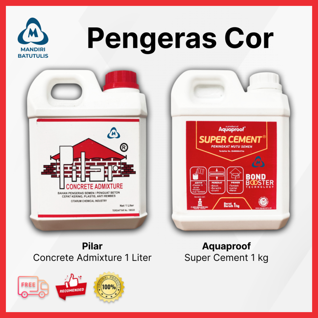 Jual Super Cement Aquaproof - SuperCement - Pengeras Cor 1kg 1 Liter ...
