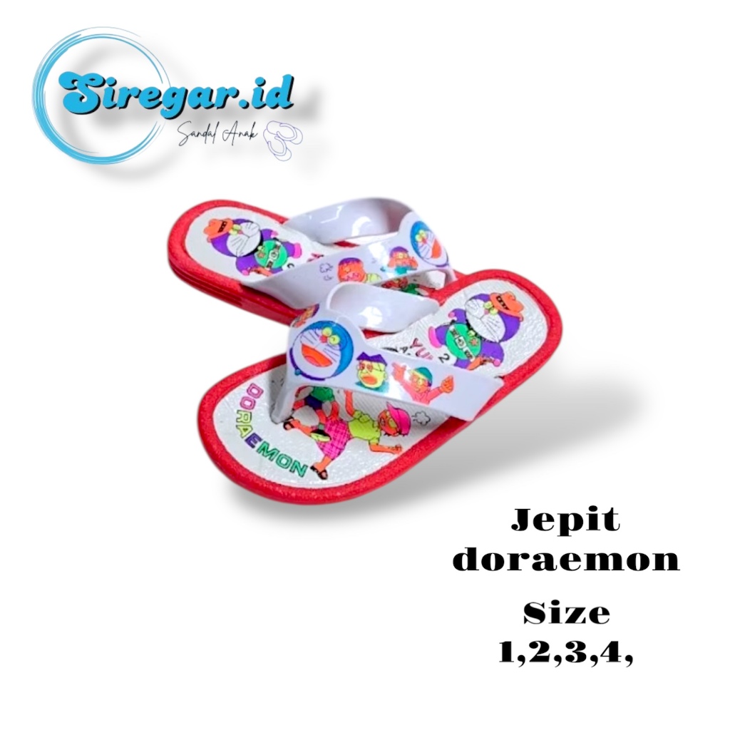 Jual Sandal Jepit Jadul Karakter Doraemon laki Laki Dan Perempuan Anak ...