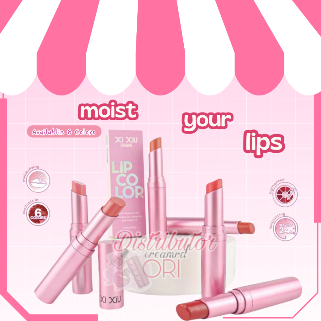 Jual Xi Xiu Divine Lip Color - Lipstick Lip Color with Raspberry Oil ...