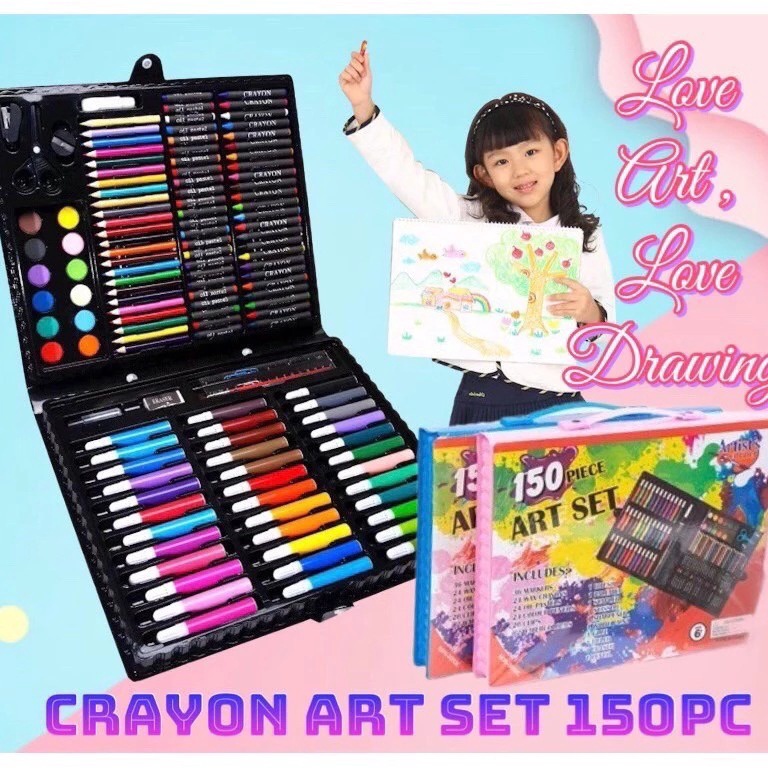 Jual SHENAR CRAYON ANAK ART SET 15 PENSIL WARNA COLOURING SET Alat ...