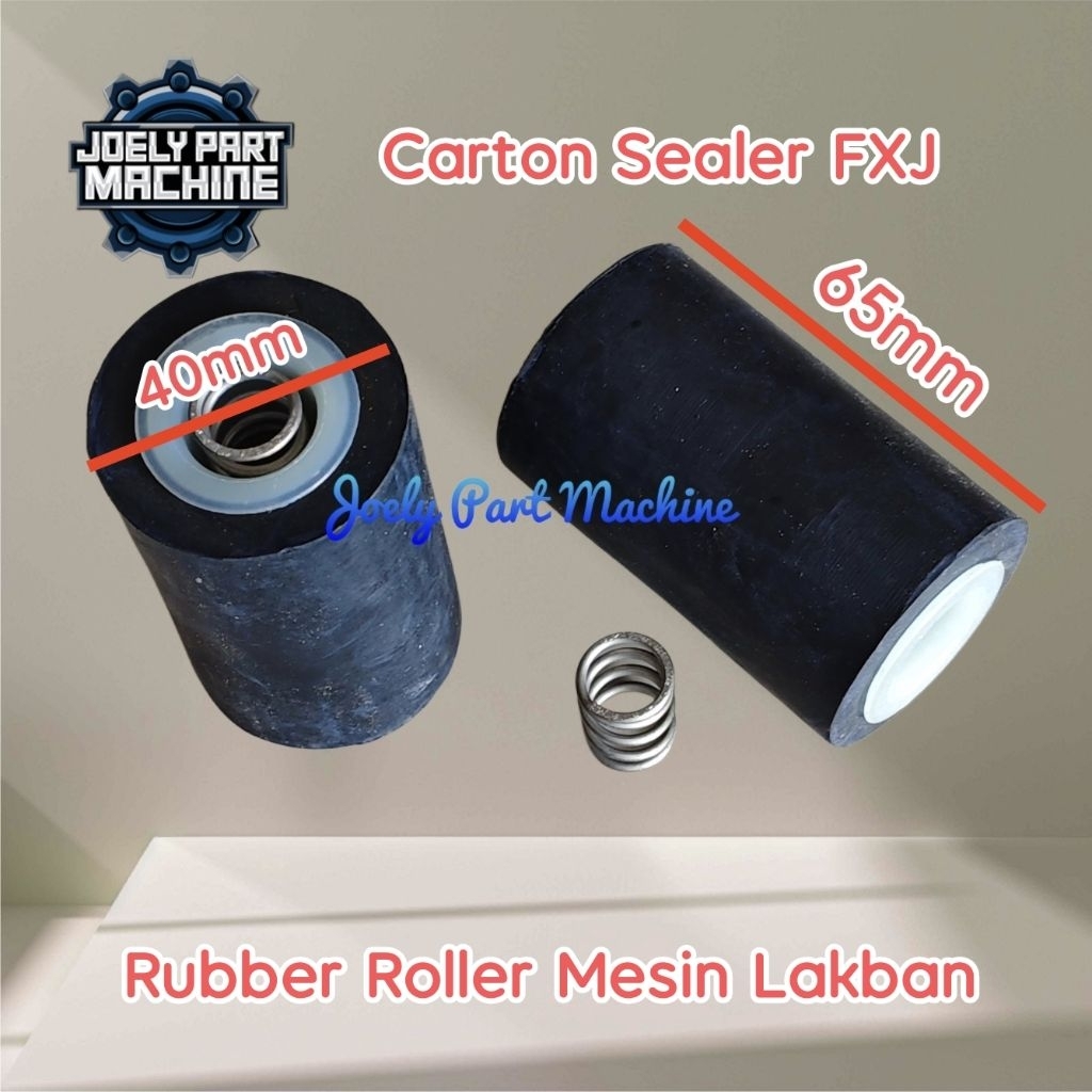 Jual Rubber Roller Depan Tapping Head Mesin Carton Sealer FXJ 6050 ...