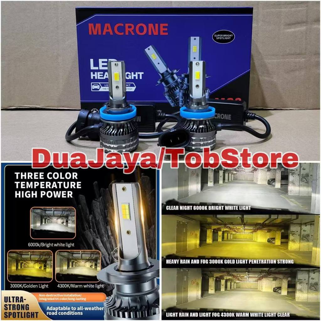 Jual Lampu Led Foglamp Khusus Honda Jazz 3 Warna Macrone Mc3 Khusus Kabut Dan Hujan Pnp | Shopee ...