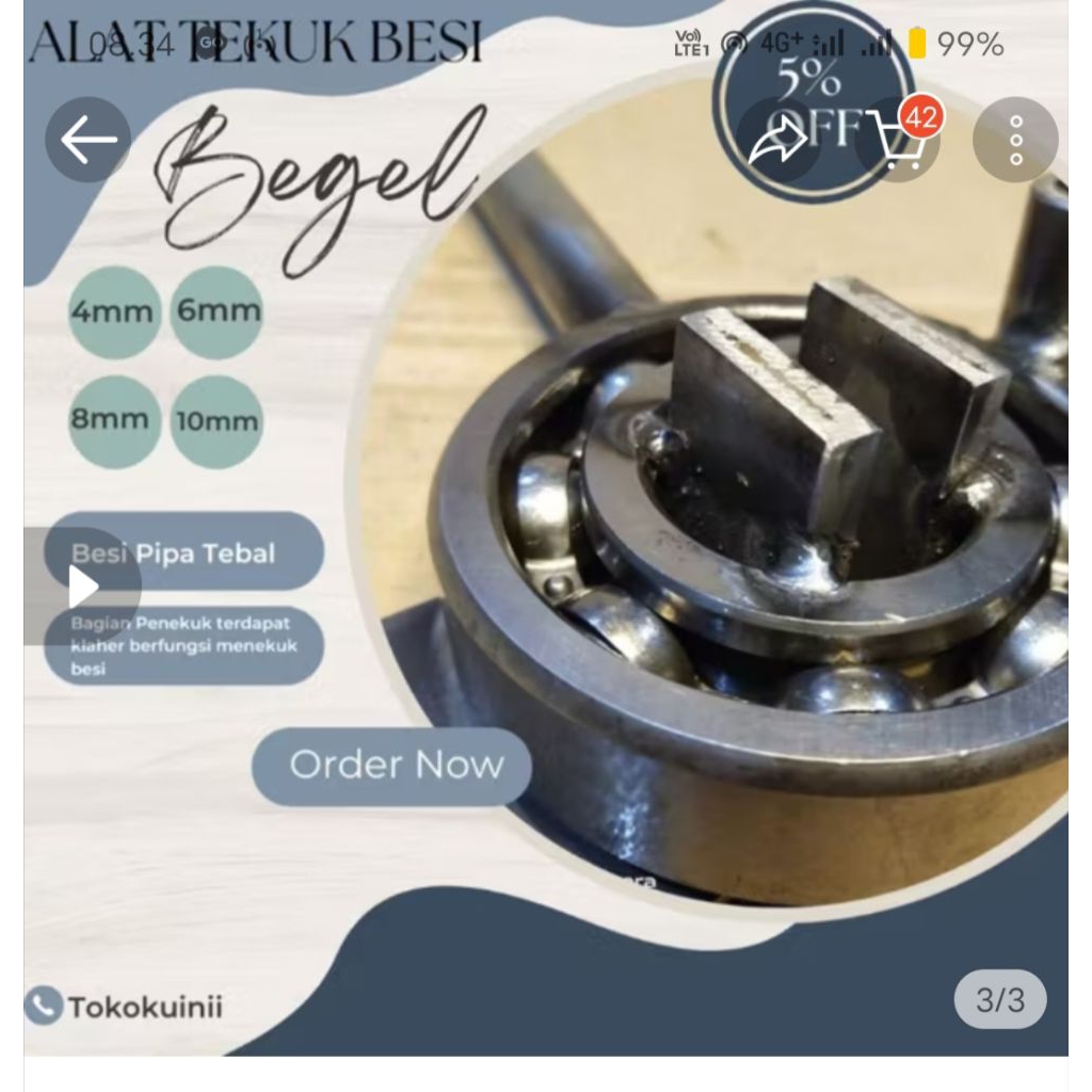 Jual alat tekuk besi begel 10mm | Shopee Indonesia