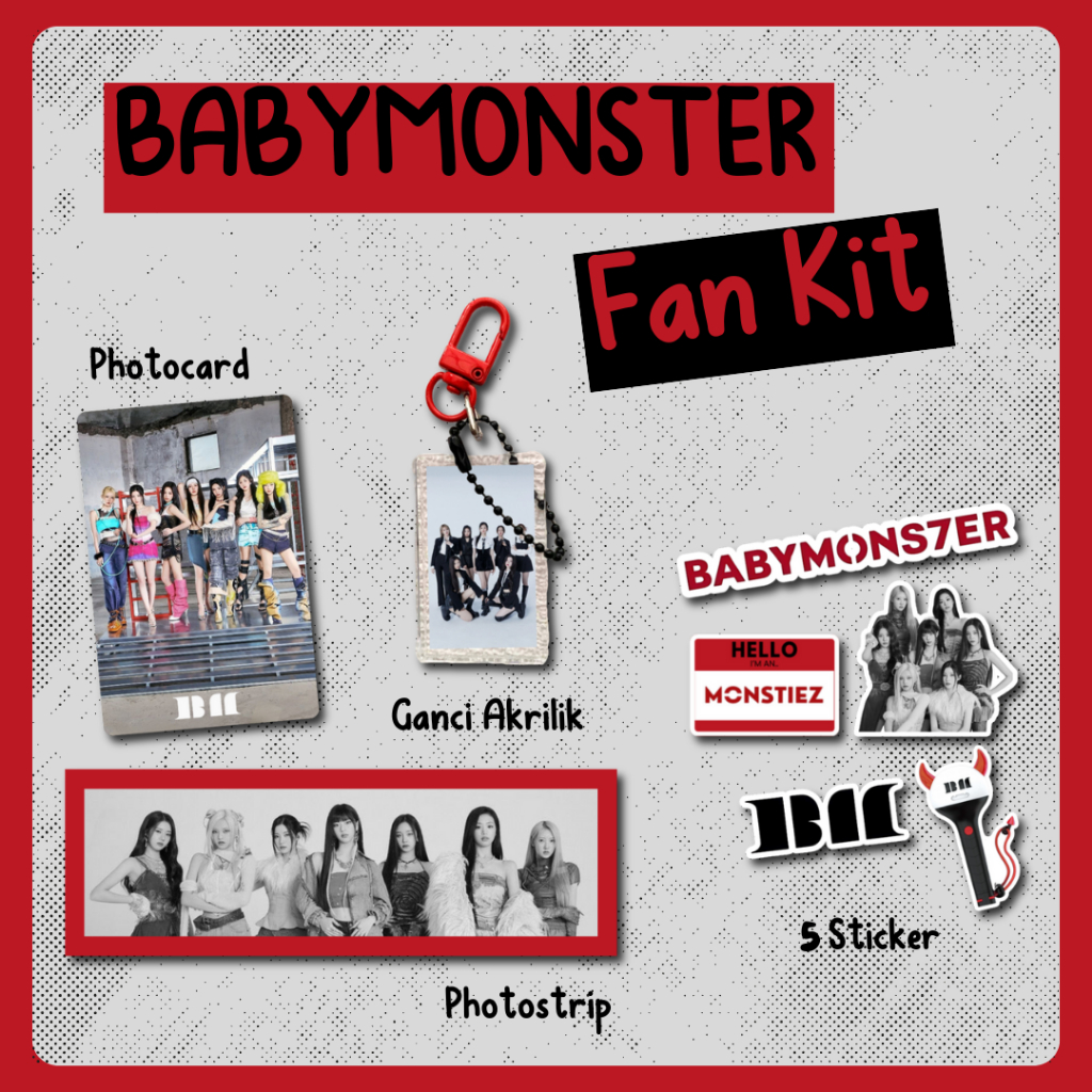 Jual Babymonster Fan Kit | Baemon Fan Kit / Monstiez / Ganci Akrilik ...