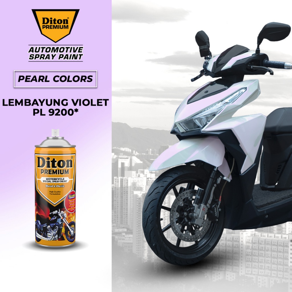 Jual Cat Semprot DITON PREMIUM Paket Lembayung Violet (9120,9102,9200 ...