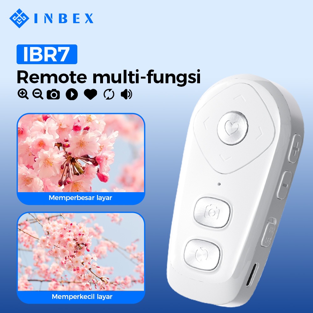 Jual [k] INBEX Multifungsi Bluetooth Remote 9 Keys Shutter Kamera ...