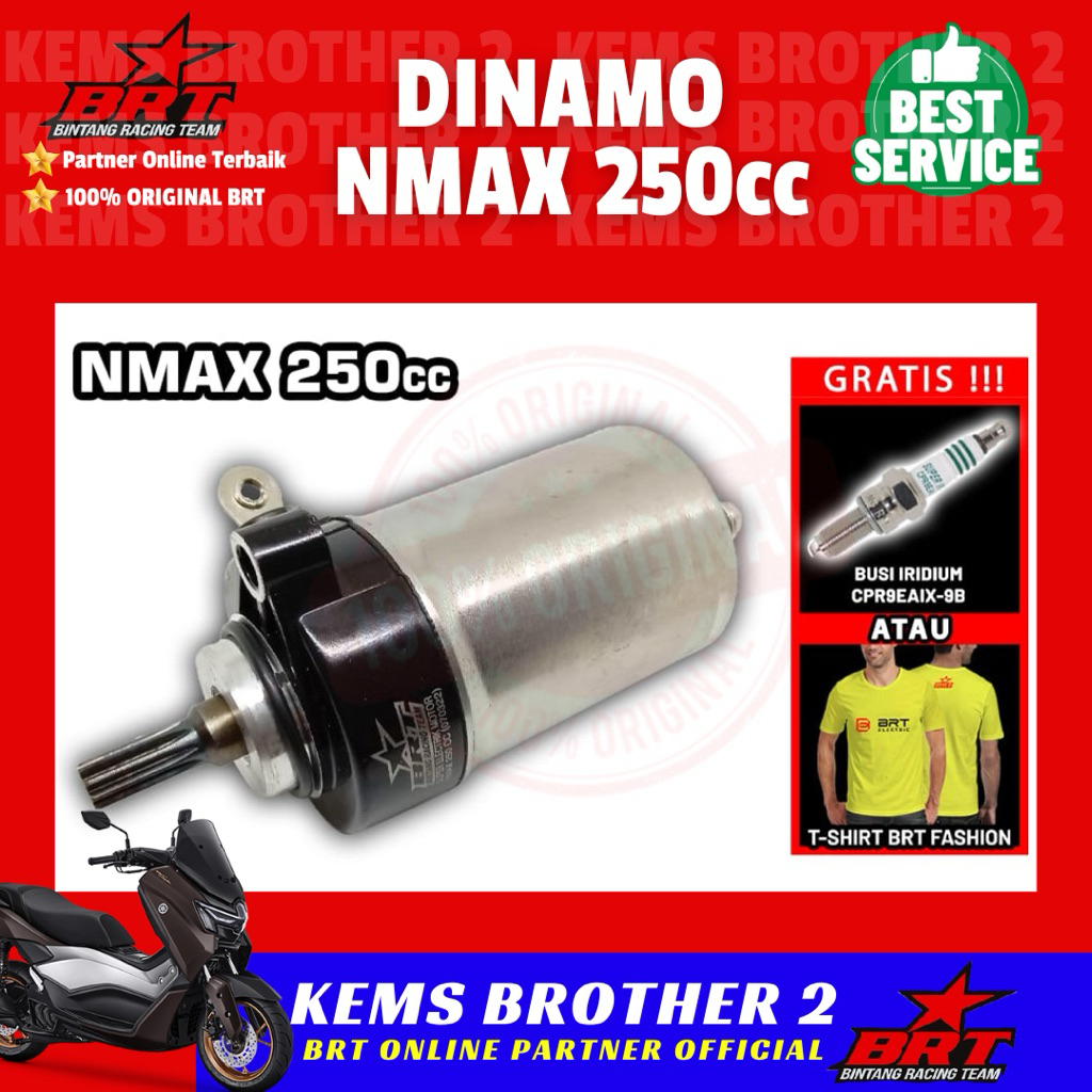 Jual DINAMO STARTER NMAX BRT MIO J MIO M3 BRT BORE UP 250CC FREE BUSI ...