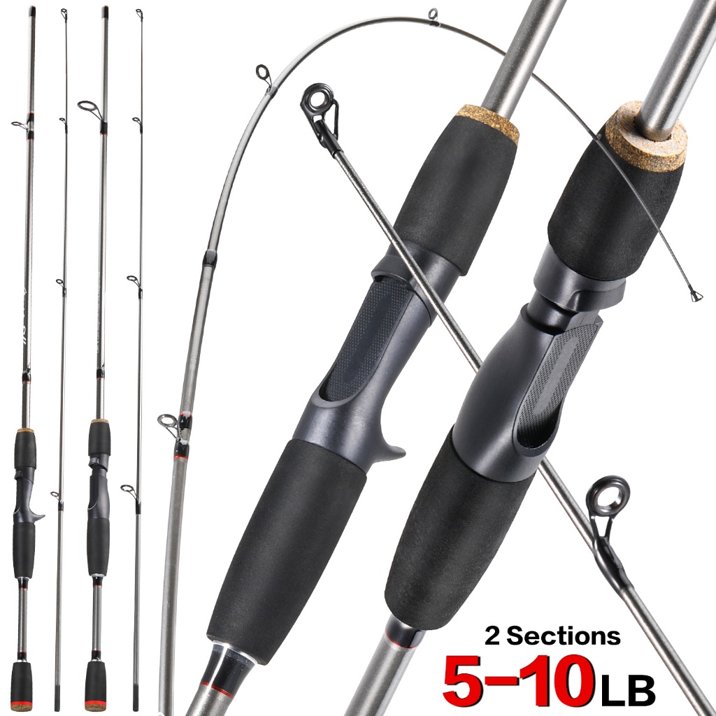 Jual Sougayilang 2 Sections 1.8m Pancing Spinning Casting Fishing Rod High Carbon EVA Handle Max ...