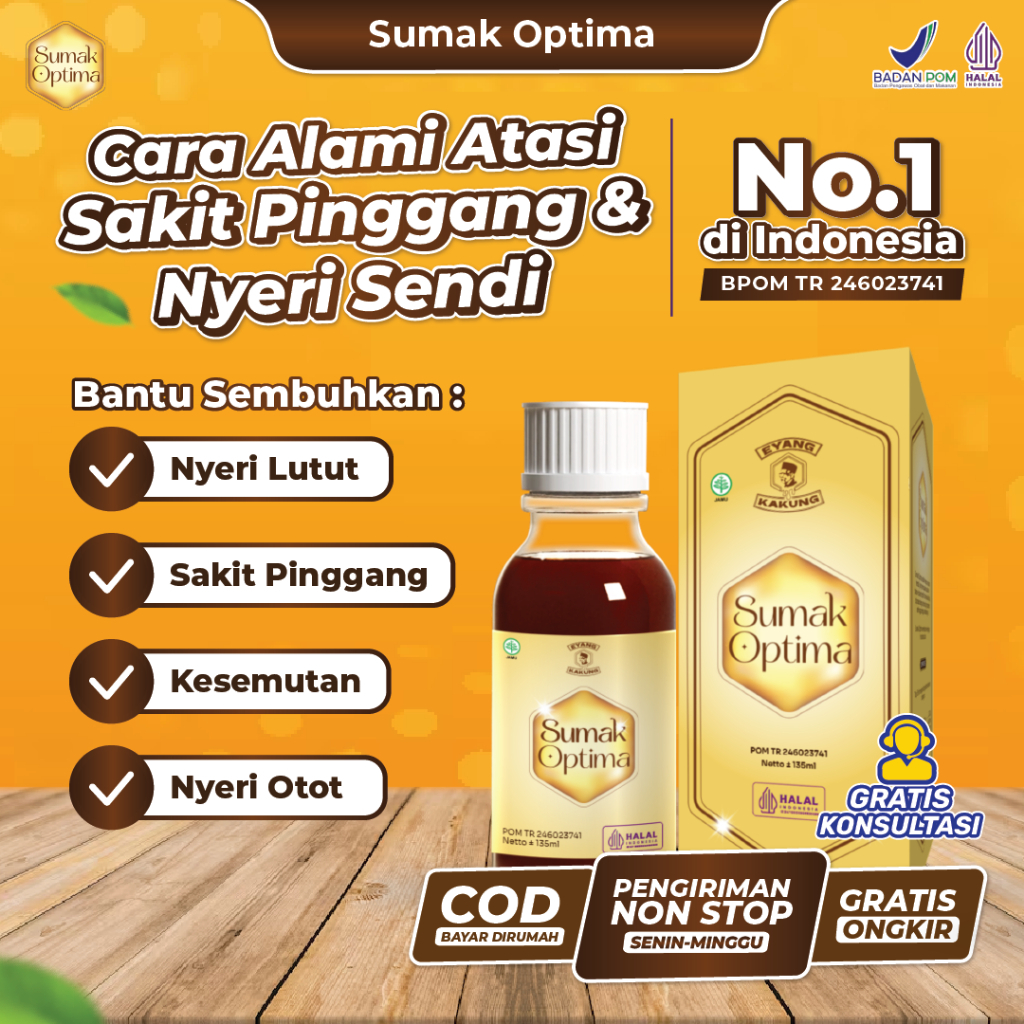 Jual Sumak Optima Madu Herbal Alami Ampuh Atasi Sakit Pinggang dan ...