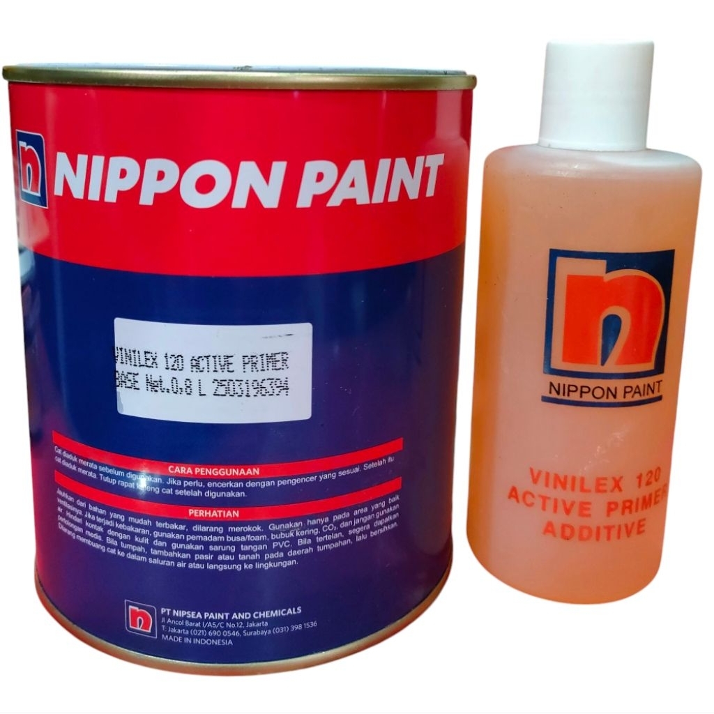 Jual VINILEX 120 ACTIVE PRIMER (cat dasar galvanis) | Shopee Indonesia
