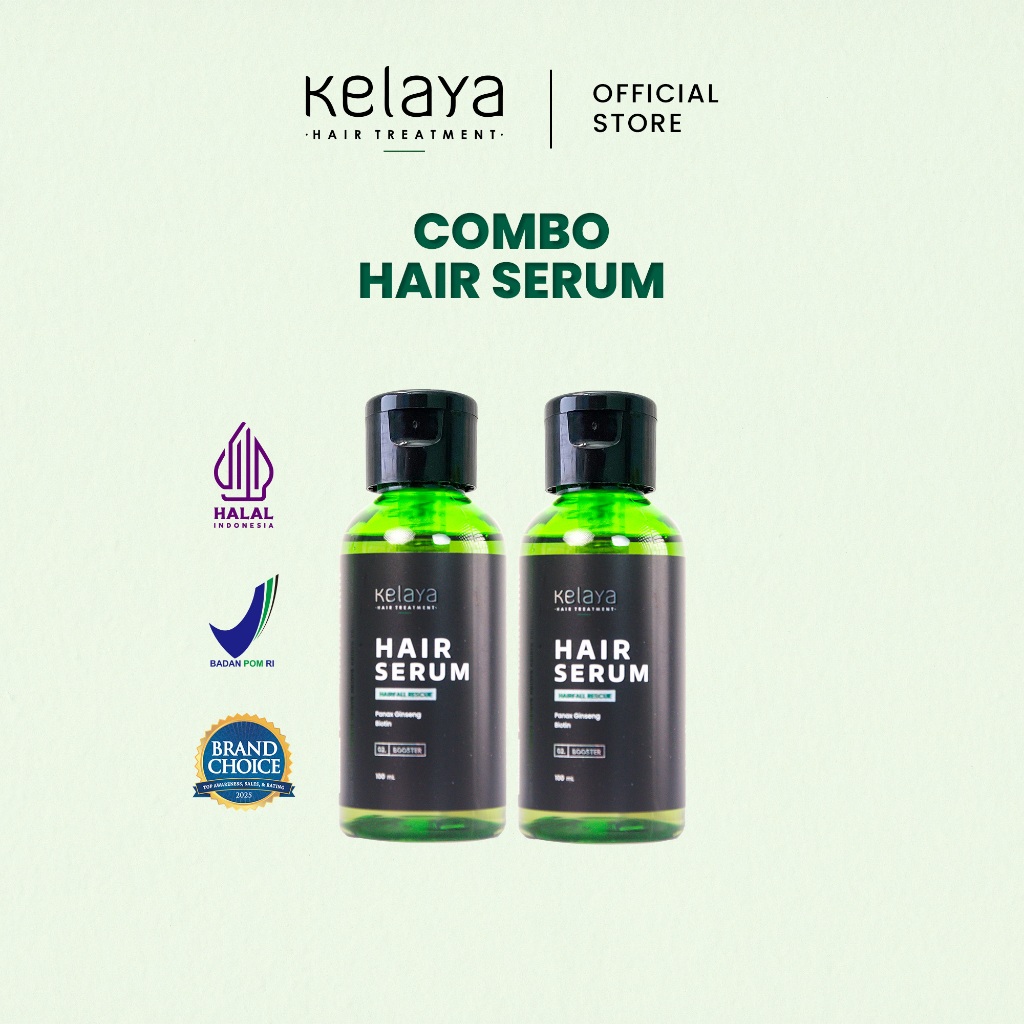 Jual Paket 2 Pcs Kelaya Serum Rambut 100ml Hair Treatment - Penumbuh ...