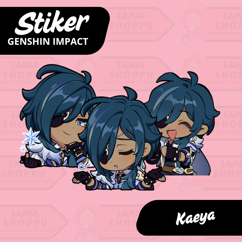 Jual Sticker Genshin Impact Kaeya | Stiker Kaeya Genshin | Sticker ...