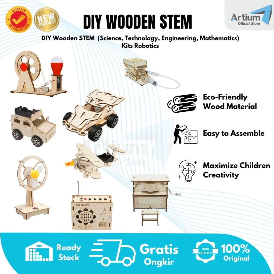 Jual DIY MAINAN ROBOT | STEM | MAINAN EDUKASI MENGGUNAKAN BATERAI ...