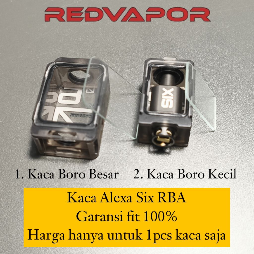 Jual Kaca Boro Tank Alexa SIX RBA | Boro Besar dan Boro Kecil | acc198 ...