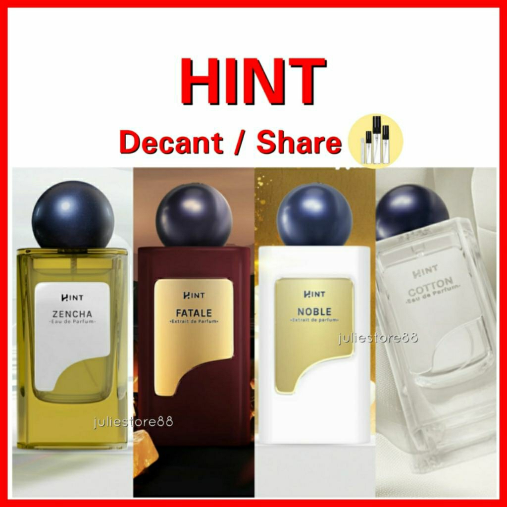 Jual (Share/Decant) HINT Eau De Parfum Fatale Noble Extrait Delicate ...
