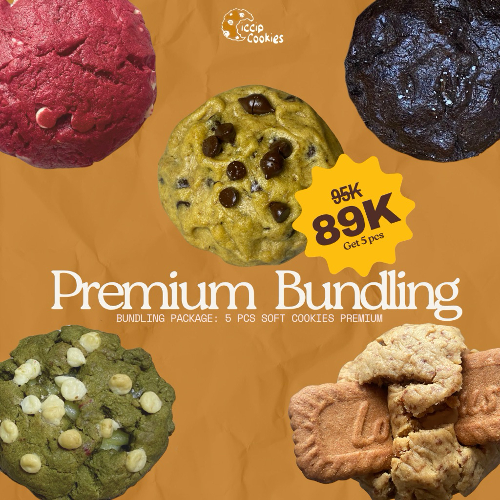 Jual Premium Soft Baked Cookies [BUY 5 ONLY 89K] by Ciccip.Cookies ...