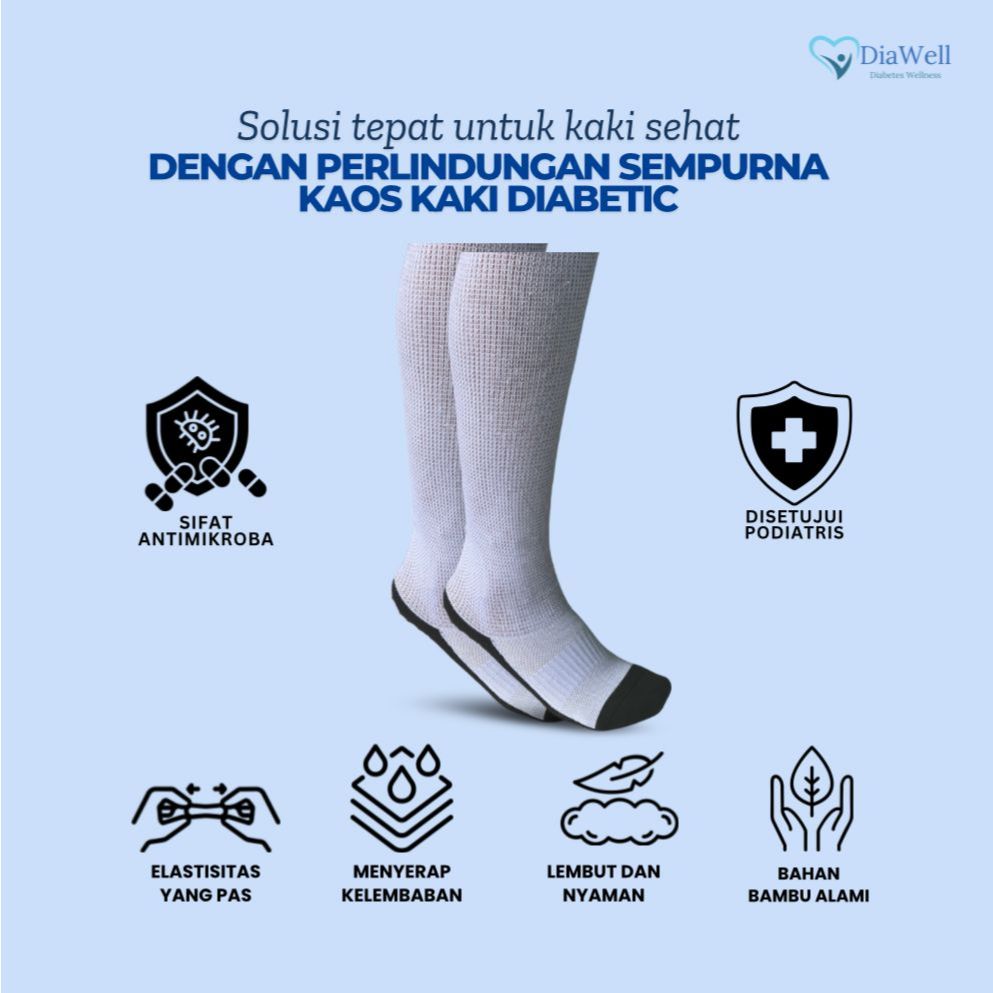 Jual Diawell Sock | Perawatan Kaki Sensitif | Eczema | Gula Darah ...