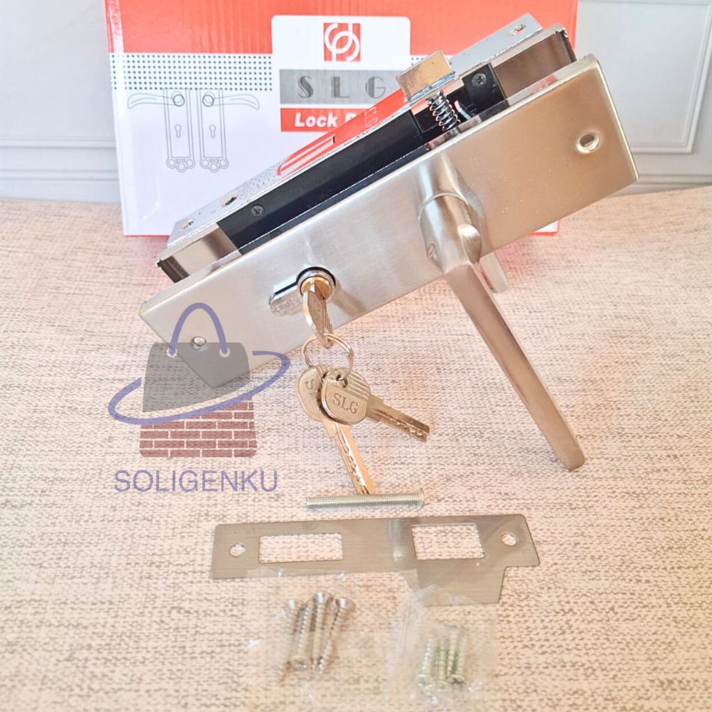 Jual handle pintu soligen m8204 Handle Gagang Kunci Pintu Tanggung ...