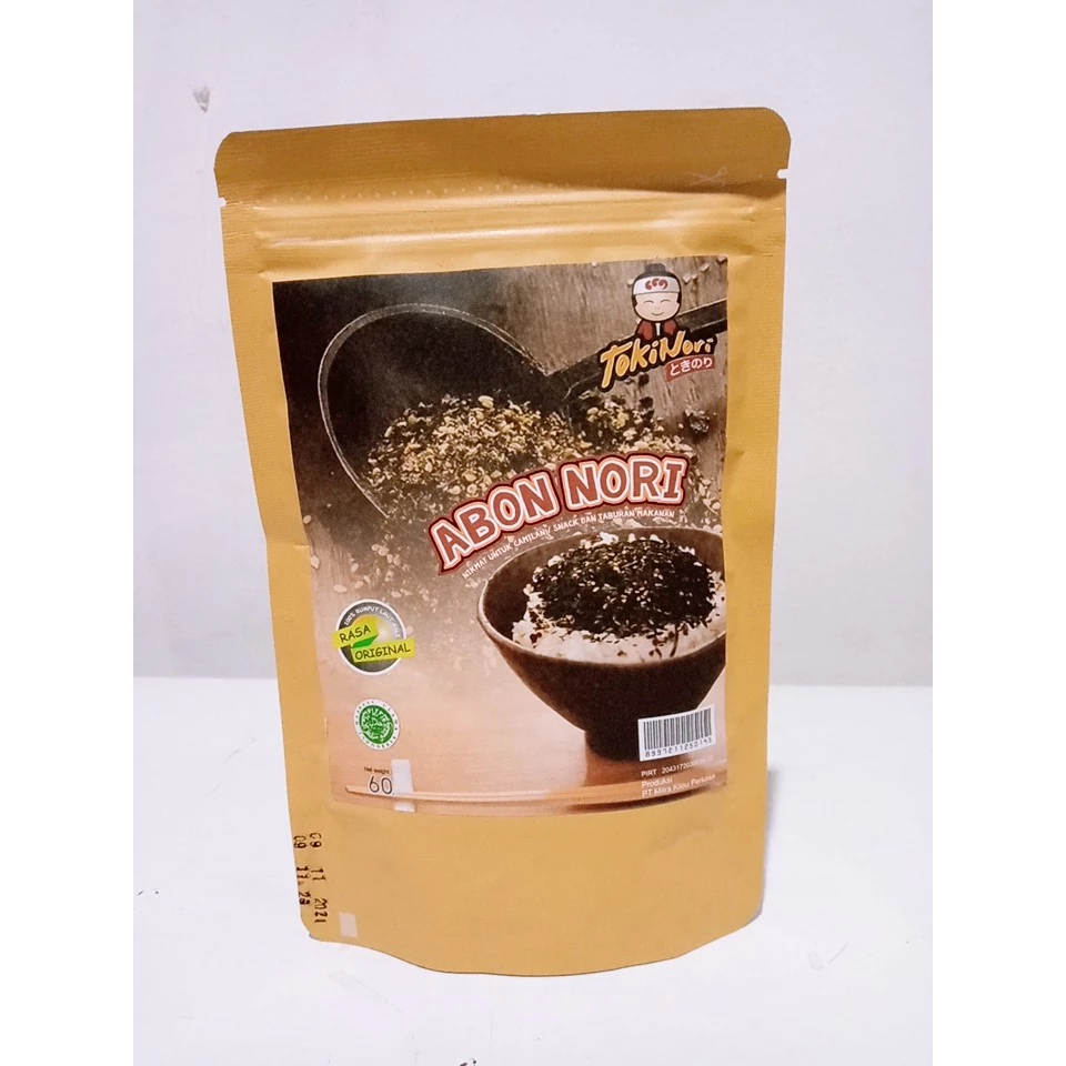 Jual A BON NORI ORIGINAL 60 GR MERK TOKINORI - ABON RUMPUT LAUT ...