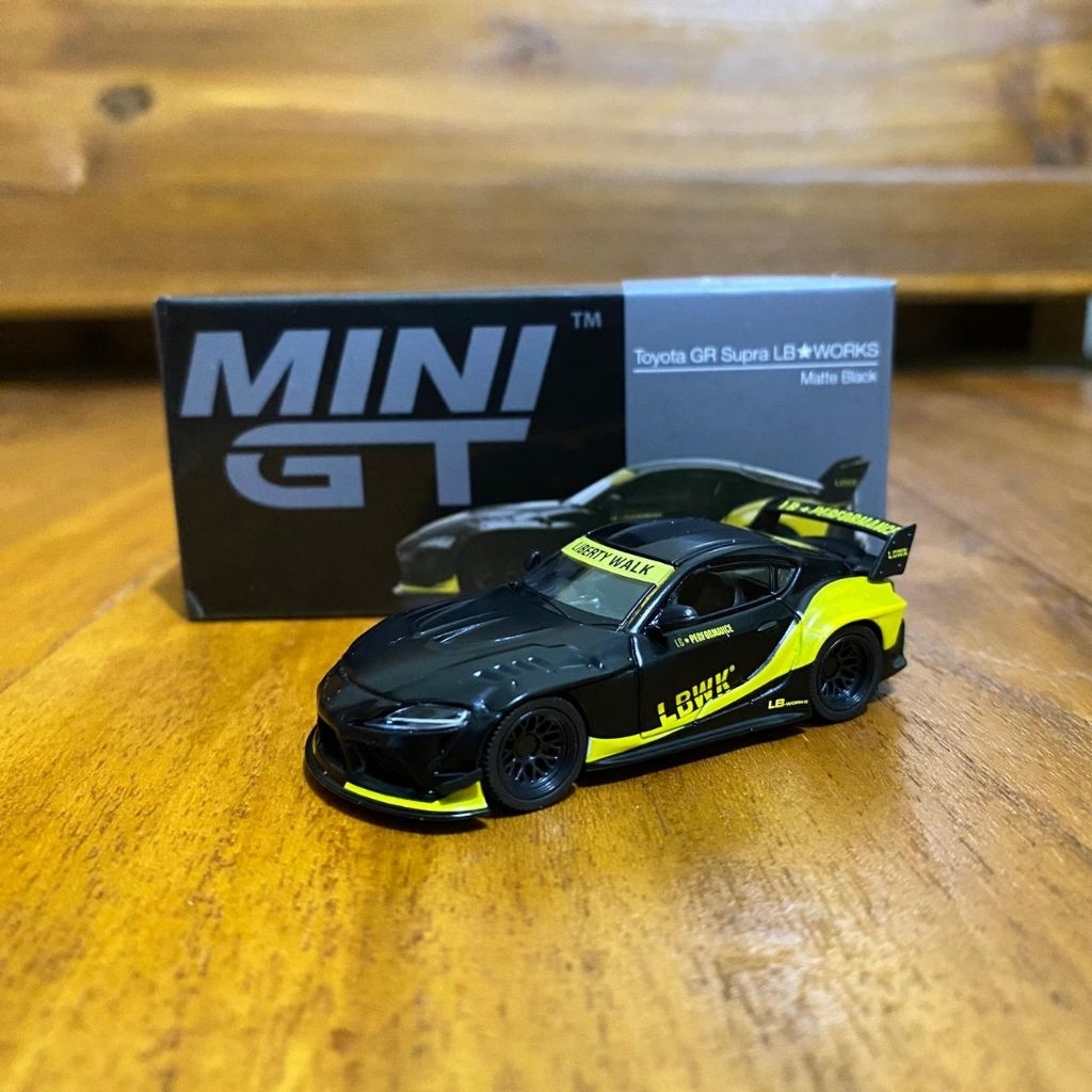 Jual Mini GT Toyota GR Supra LB Work | Matte Black | Shopee Indonesia