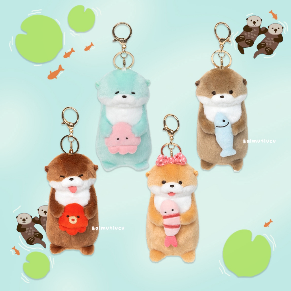 Jual BALMUTLUCU | Otter Mini Doll Keychain | Gantungan Kunci Boneka ...