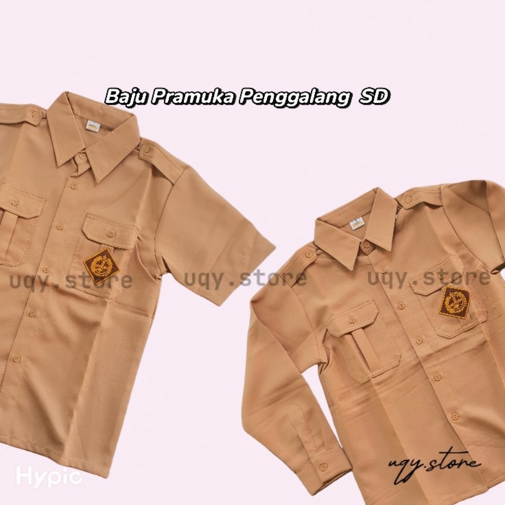 Jual Baju Seragam Pramuka Penggalang Sekolah SD Panjang Pendek Putra Putri Pramuka Penggalang ...