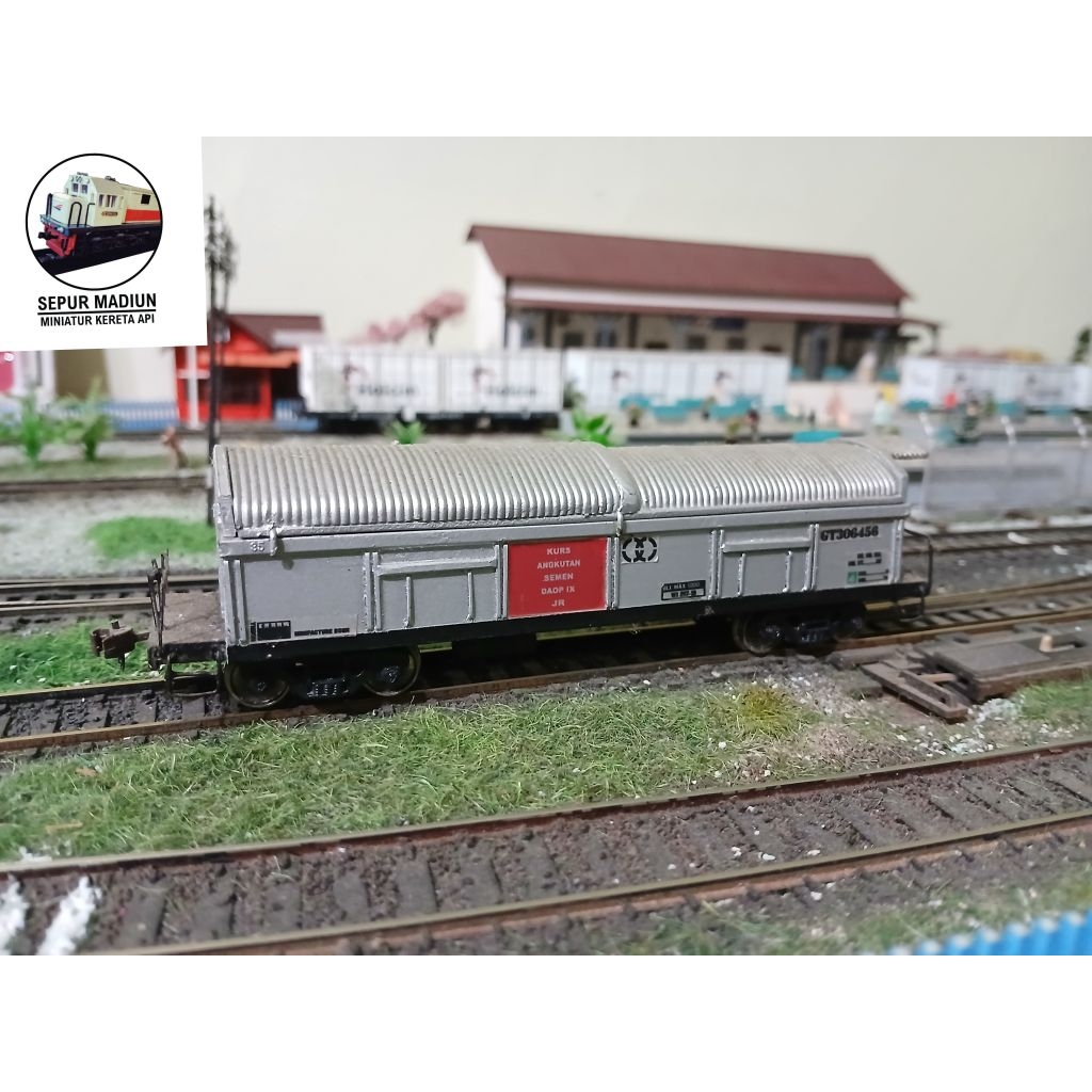 Jual Miniatur Kereta Gerbong Barang jenis TTW skala HO | Shopee Indonesia