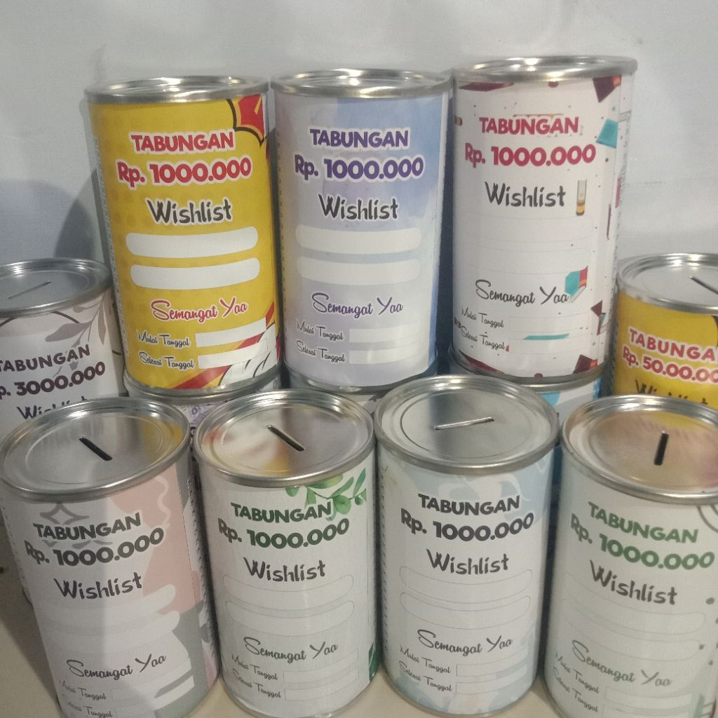 Jual Celengan Target Murah Celengan Viral Celengan Tiktok Tabungan ...