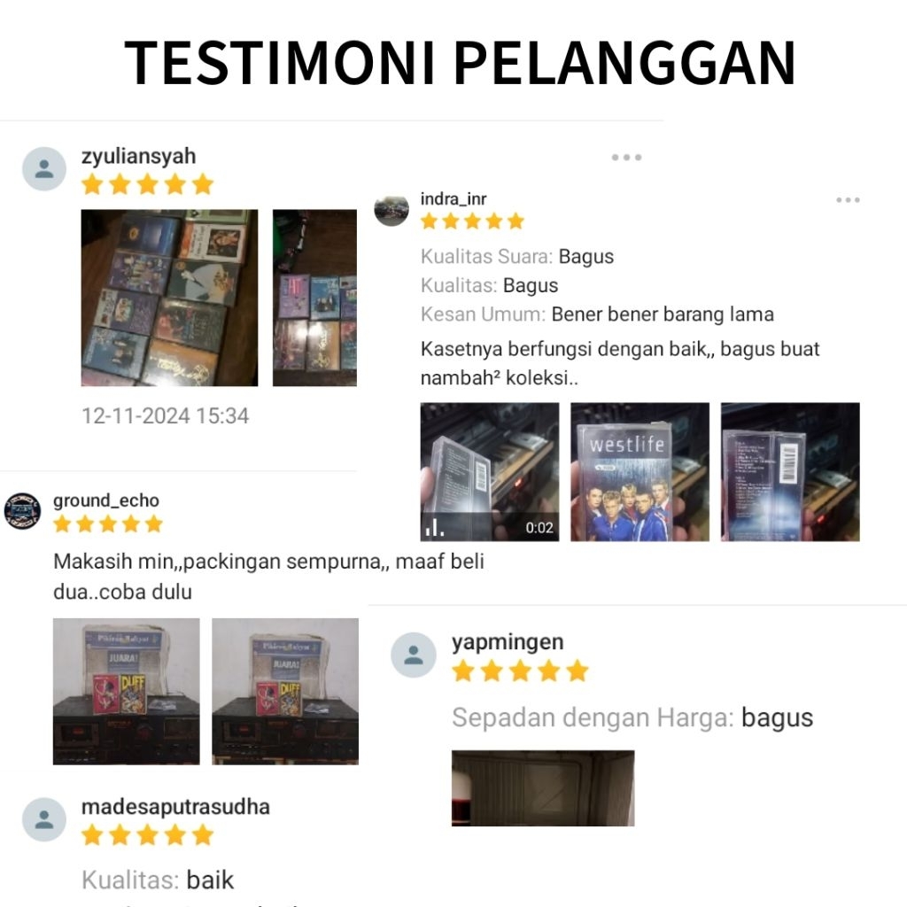 Jual Kaset Pita Barat – Home | Barang Jadul Nostalgia | Bisa diputar Di Walkman / Radio / Tape ...