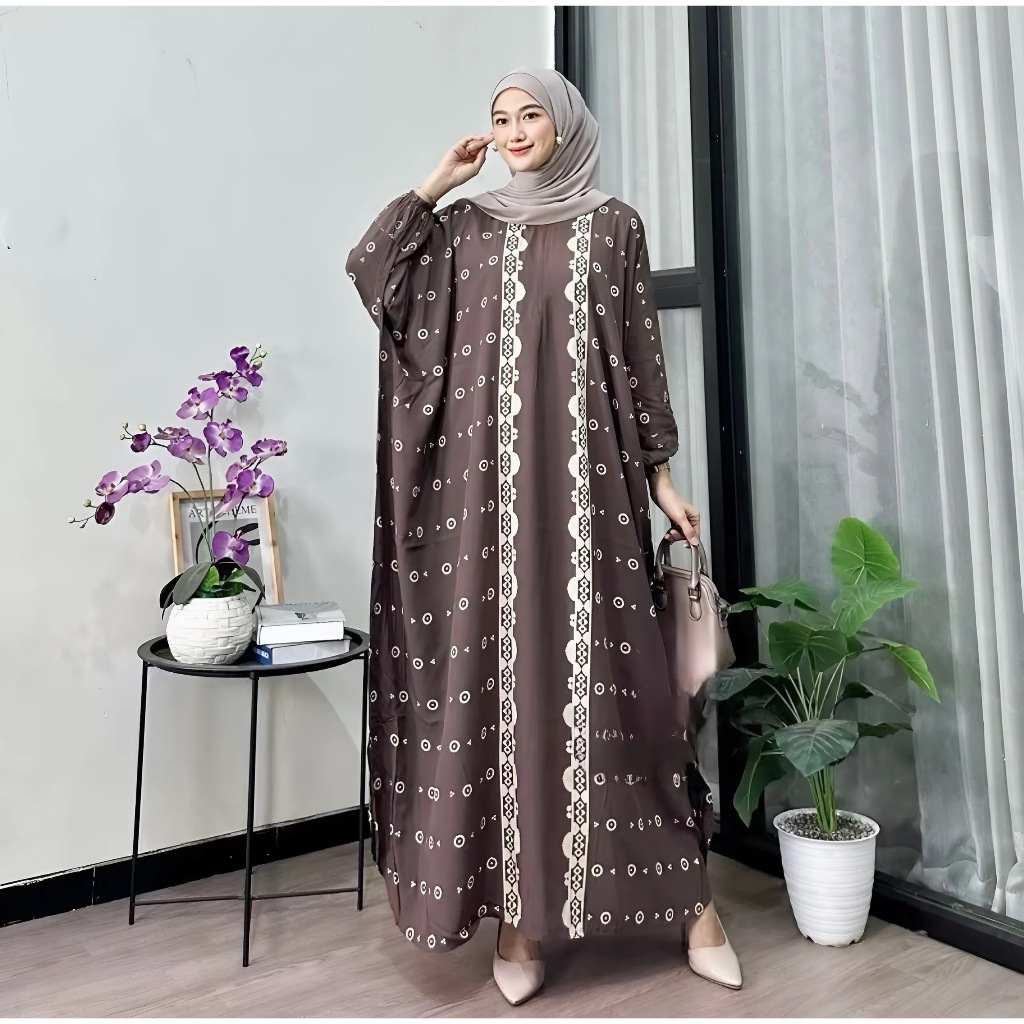 Jual Kaftan Motif Qinan Ld 180cm by Batik Laris Joyo Kaftan Rayon ...