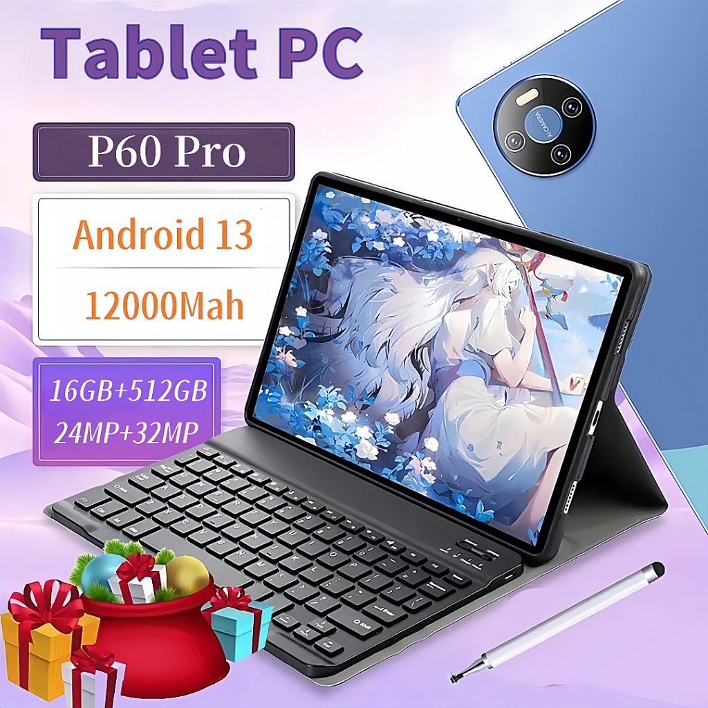 Jual 2025 Tablet PC P60 Pro android 13 16GB+1TB Baru pad Pro Tab 11 ...