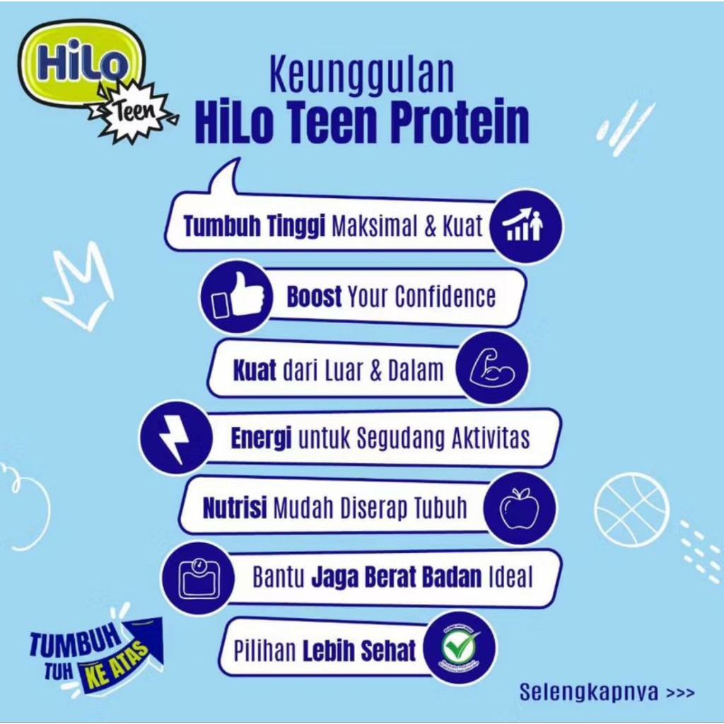 Jual HILO TEEN HI PROTEIN MELON 400g | Shopee Indonesia