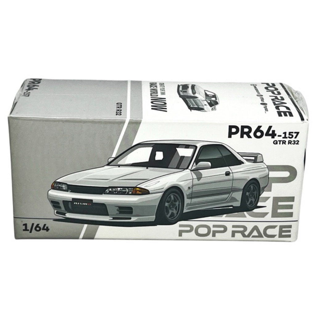 Jual Poprace 64 Nissan Skyline R32 Crystal White Pop Race | Shopee ...