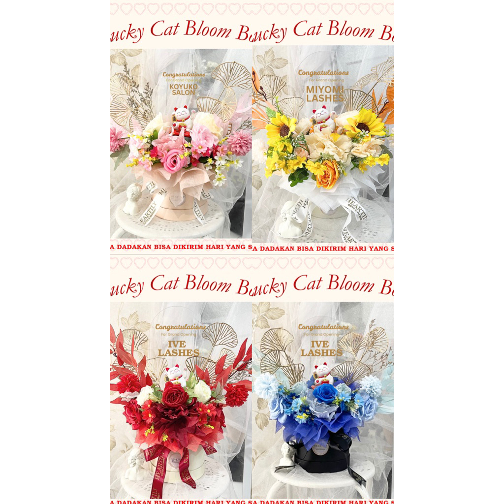 Jual [READY JAKARTA 1HARI JADI] Buket Balon Balloon LUCKY CAT GRAND ...