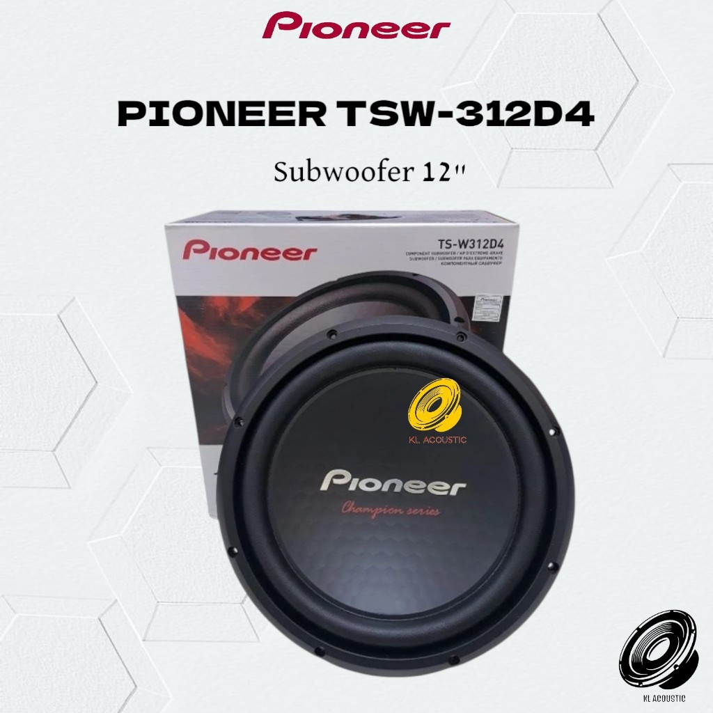 Jual Pioneer Champion Series TSW-312D4 Subwoofer | Shopee Indonesia