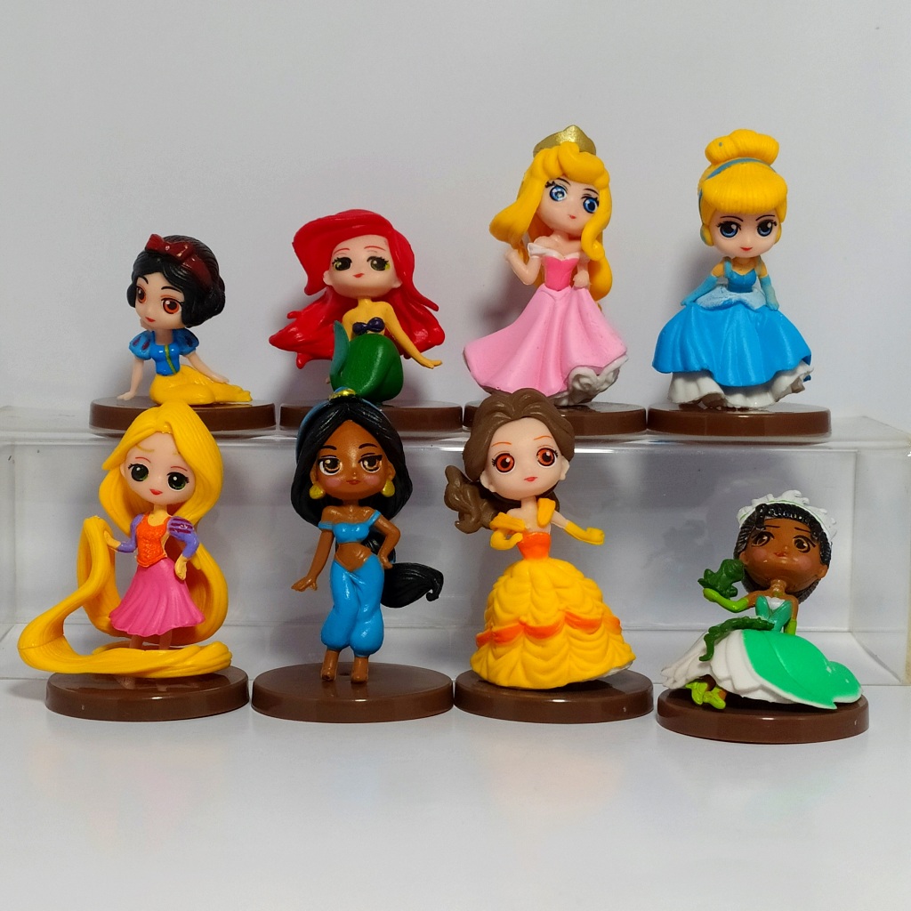 Jual FIGURE CHIBI PRINCESS TOPPER KUE ULANG TAHUN TEANA SNOW WHITE ...