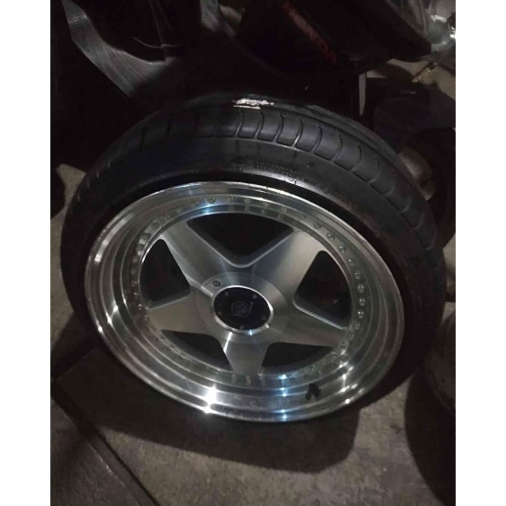 Jual velg ring 17 pcd 4x114/100 lebar 8.5/9.5 hanya velg saja 4 pcs ...